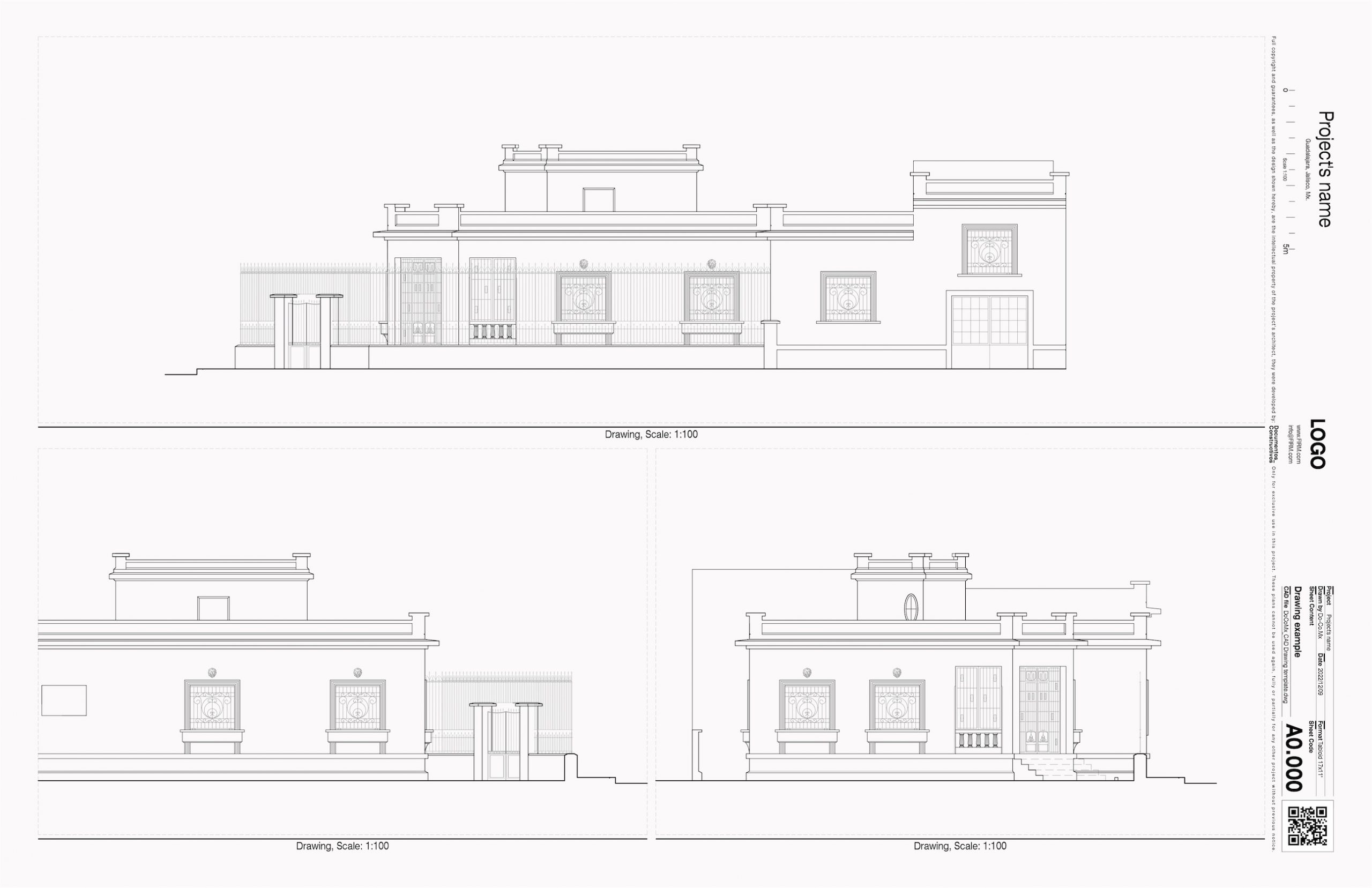 CAD Drawing Template Metric Units – Tools Do_Co