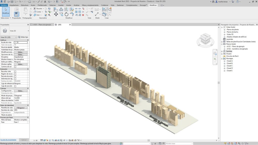 Familias de closets Revit – Tools Do_Co