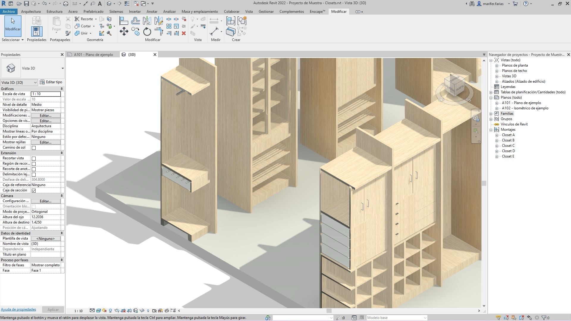 Familias de closets Revit – Tools Do_Co